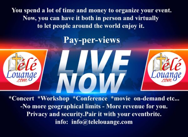 Live Pay-Per-Views – Tele Louange